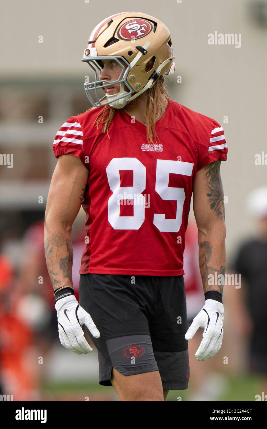 Jul 24, 2025; Santa Clara, California, USA; San Francisco 49ers tight ...