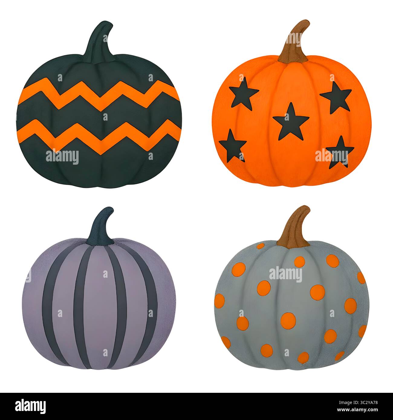 Hand Painted Halloween Clipart – Cute Ghosts, Props & Spooky Objects in ...