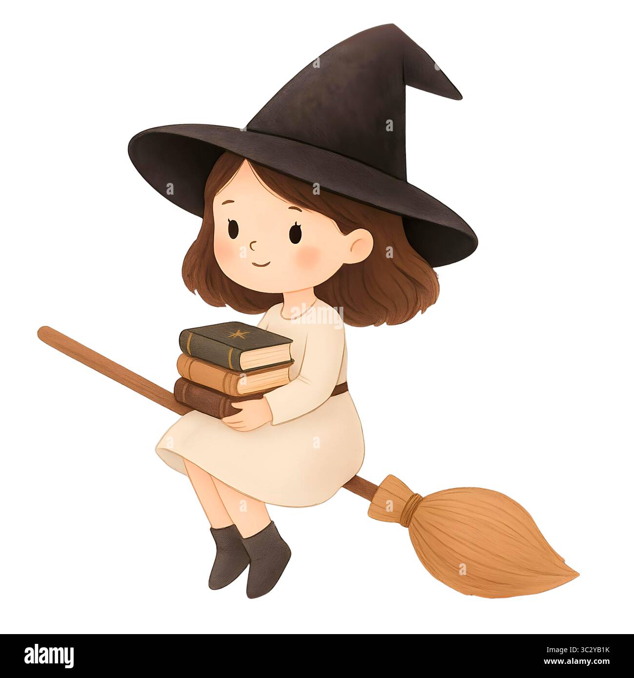 Hand Painted Halloween Clipart – Cute Ghosts, Props & Spooky Objects in ...