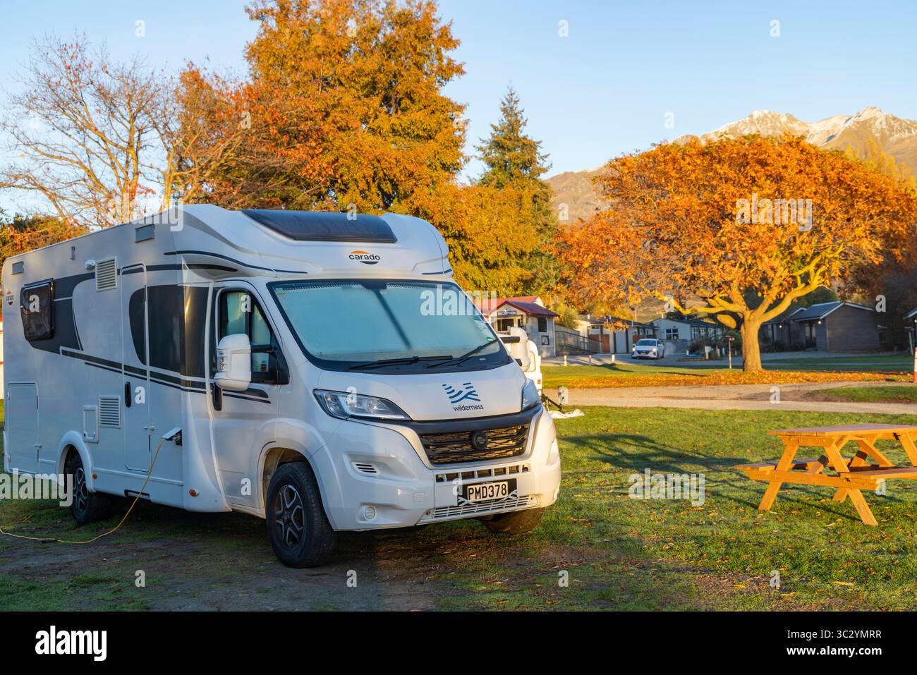 Motorhome camp site new zealand hi-res stock photography and images - Alamy