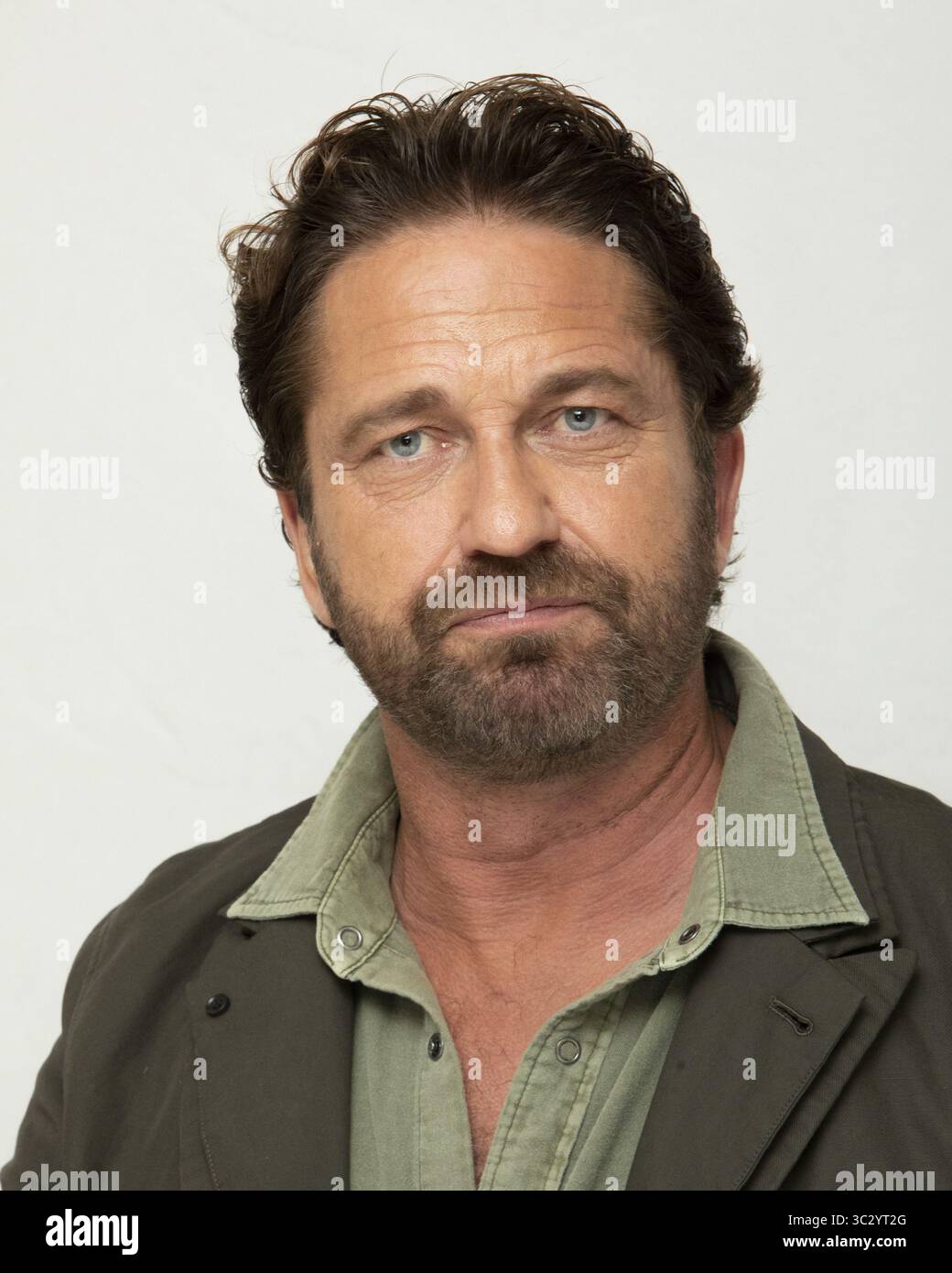 August 16, 2019, Hollywood, California, USA: GERARD BUTLER promotes the ...
