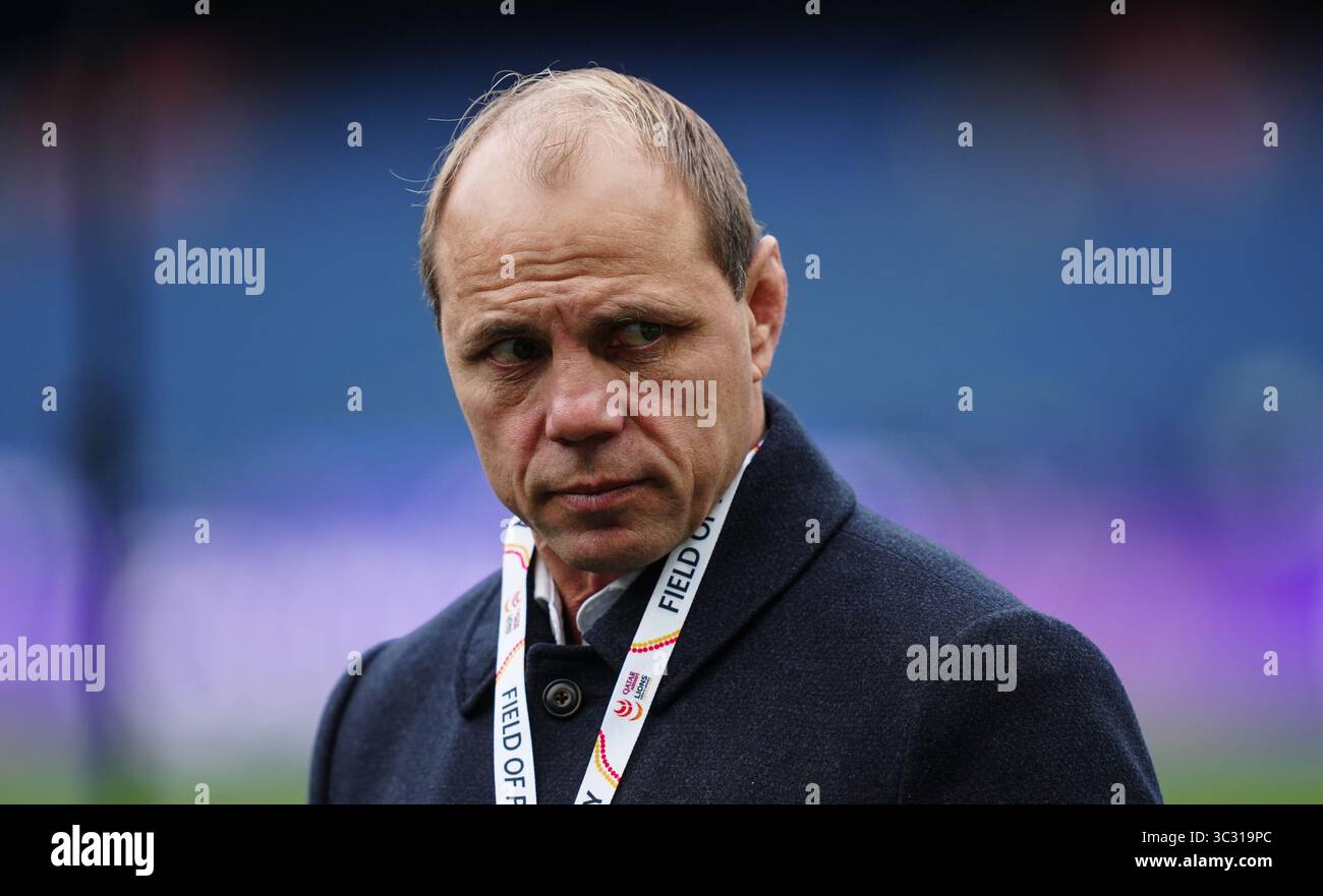 Chief executive of Rugby Australia Phil Waugh during the Captain's Run ...