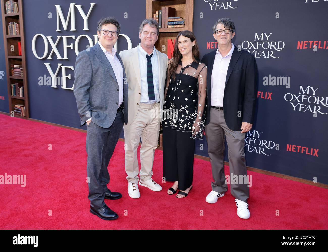 LOS ANGELES, CA - JULY 24: Isaac Klausner, Marty Bowen, Laura ...
