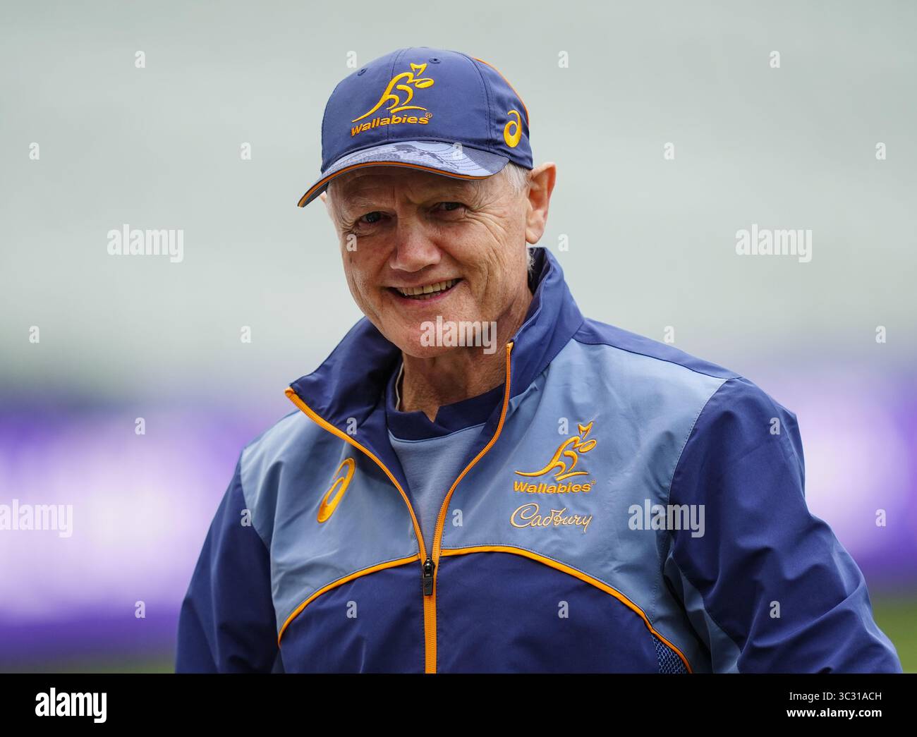 Australia head coach Joe Schmidt during the Captain's Run at the ...