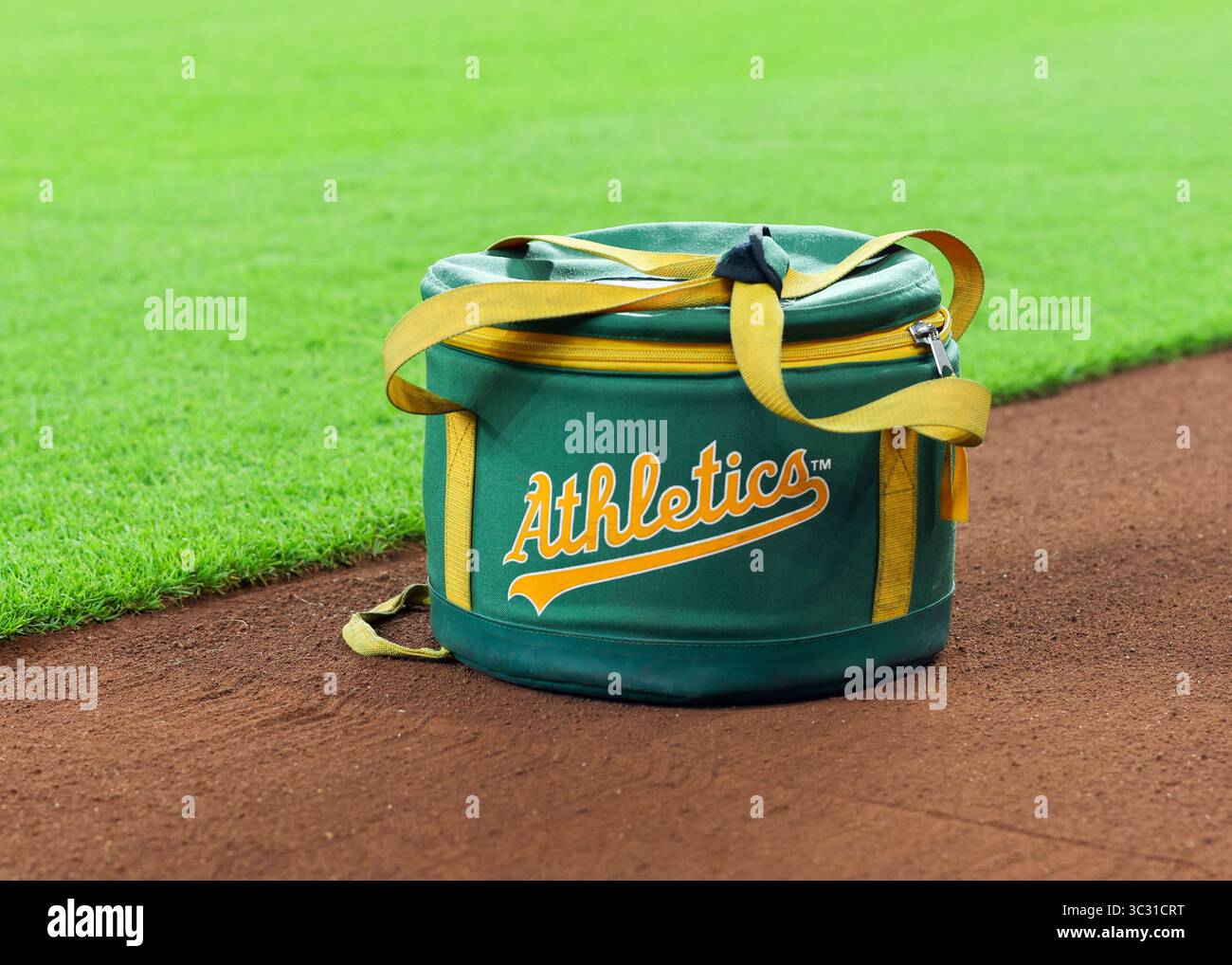 HOUSTON, TX - JULY 24: during the MLB game between the Athletics and ...