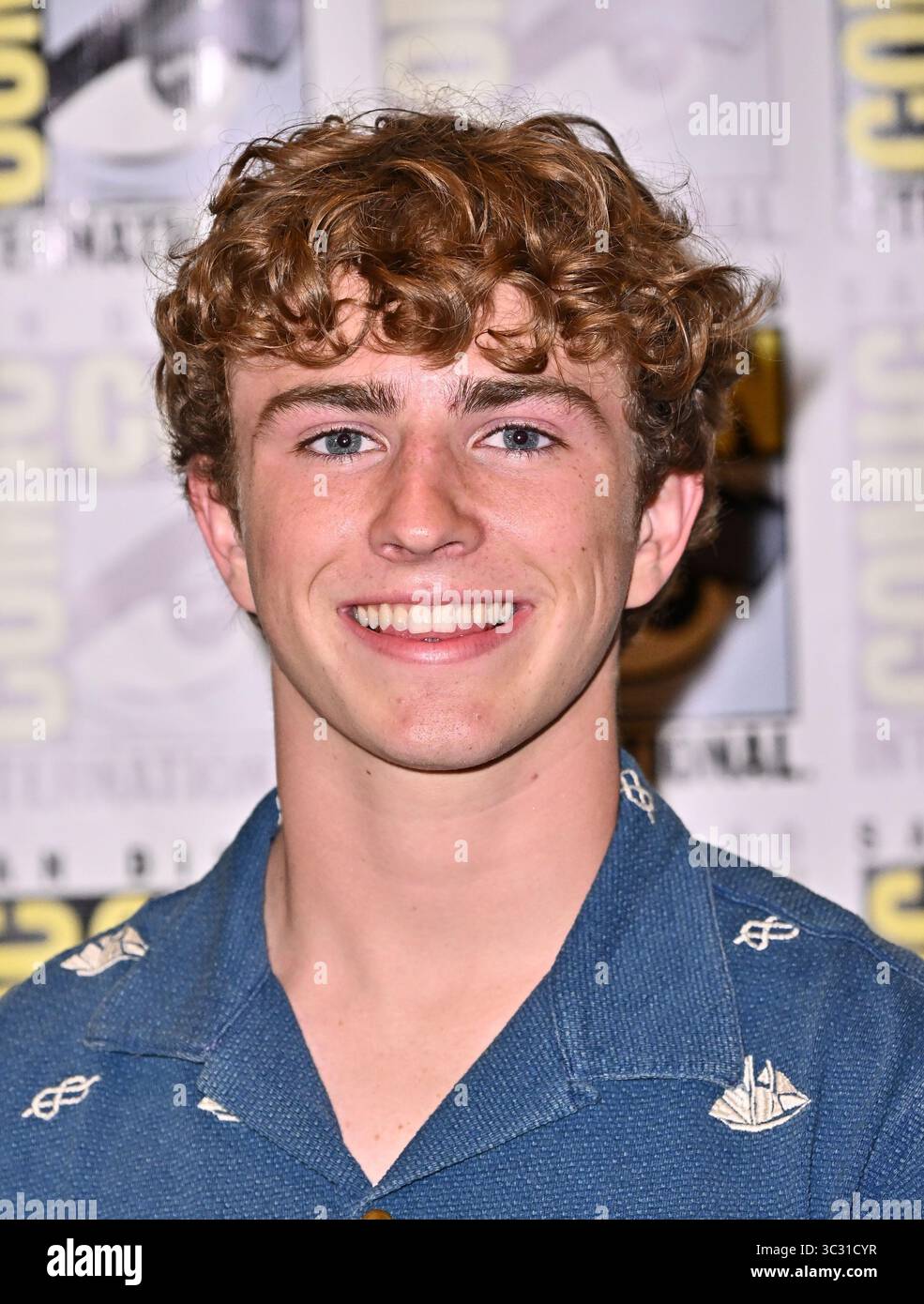 Walker Scobell arriving to the Disney’s “Percy Jackson And The ...
