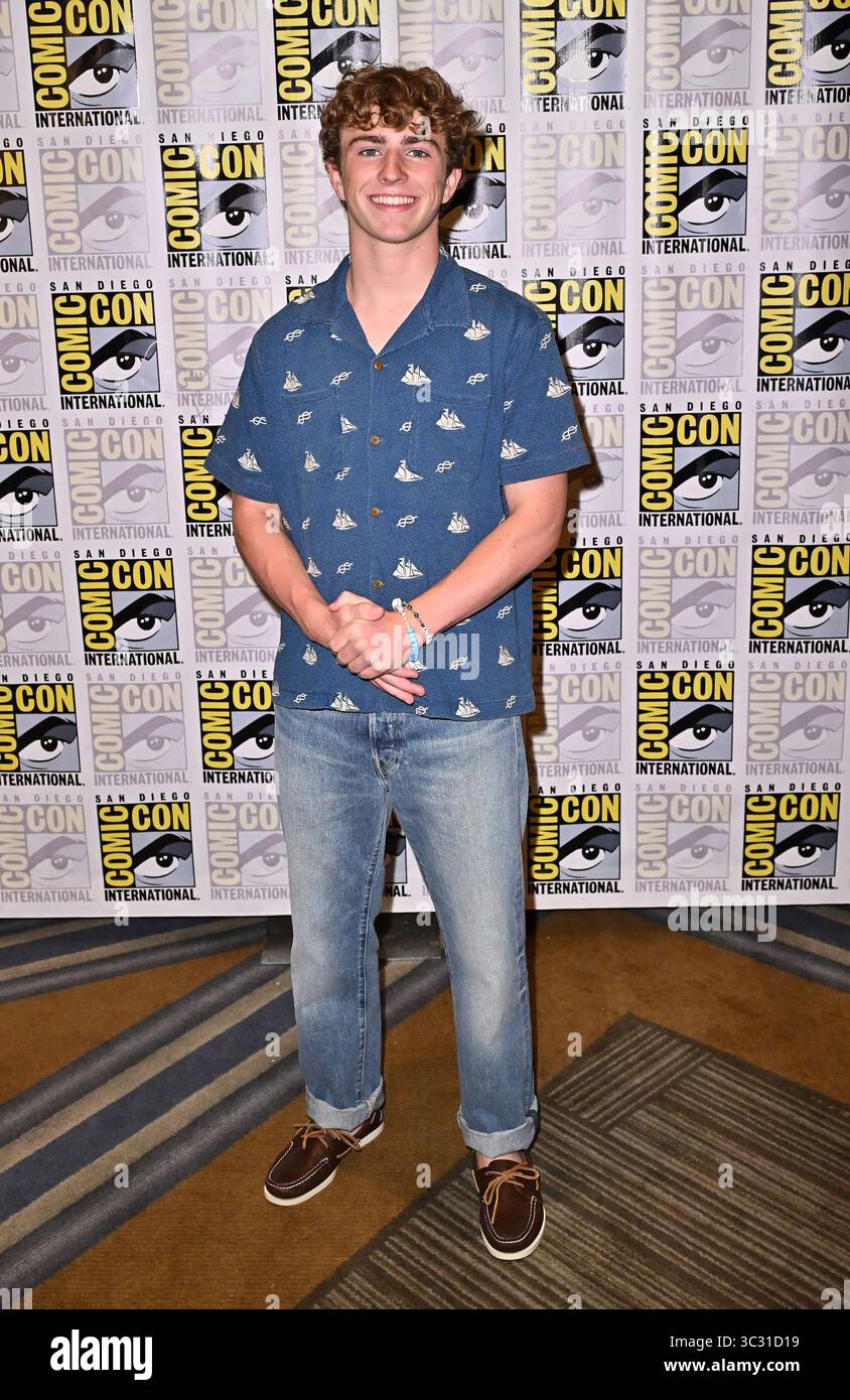 San Diego, USA. 24th July, 2025. Walker Scobell arriving to the Disney ...