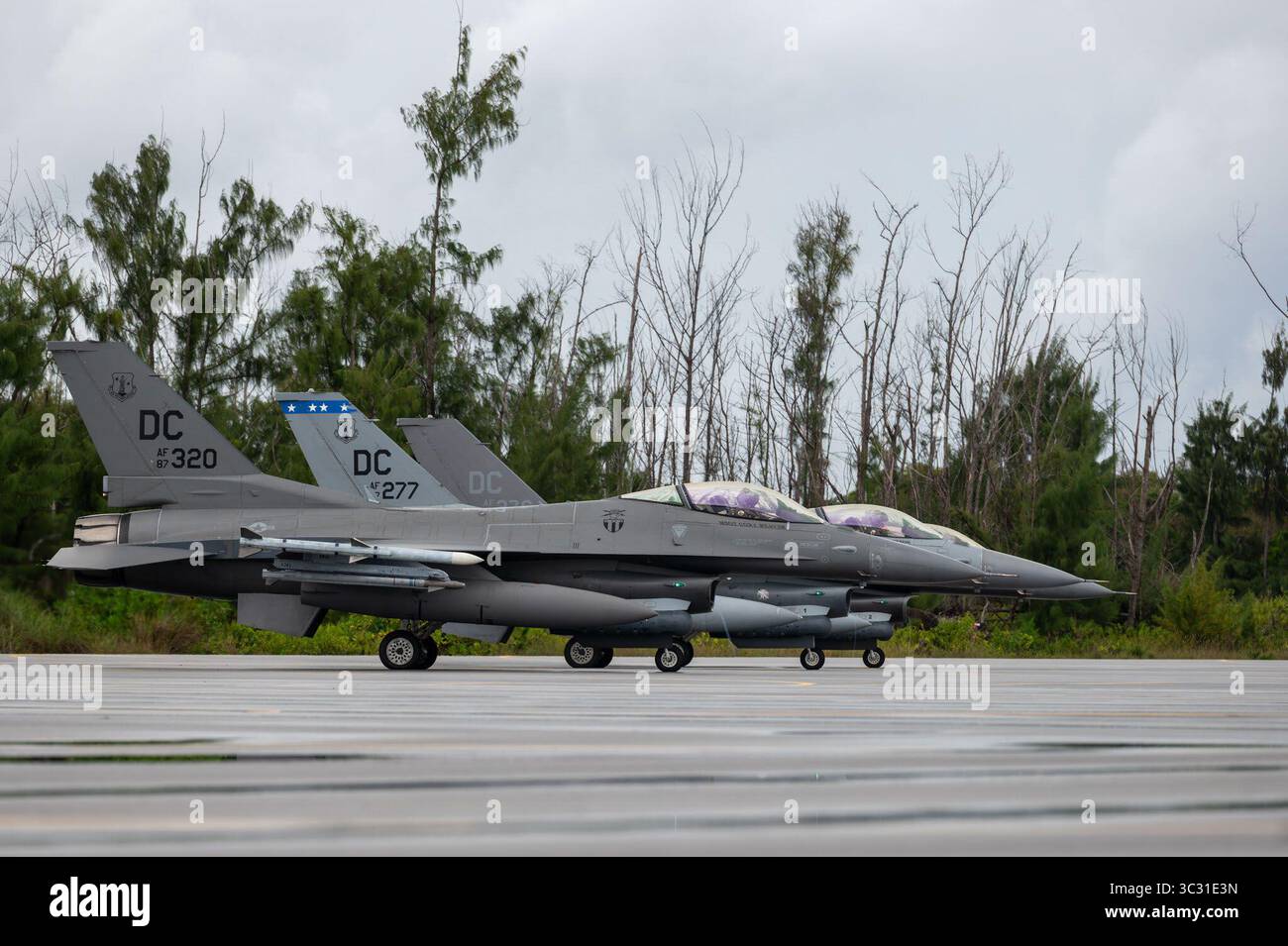 U S D C Air National Guard F 16 Fighting Falcons Assigned To The