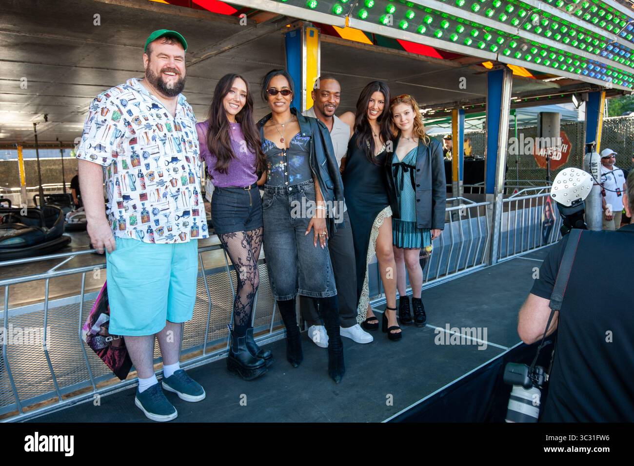 SAN DIEGO, CA - July 24rd: Mike Mitchell, Patty Guggenheim, Tiana Okoye ...