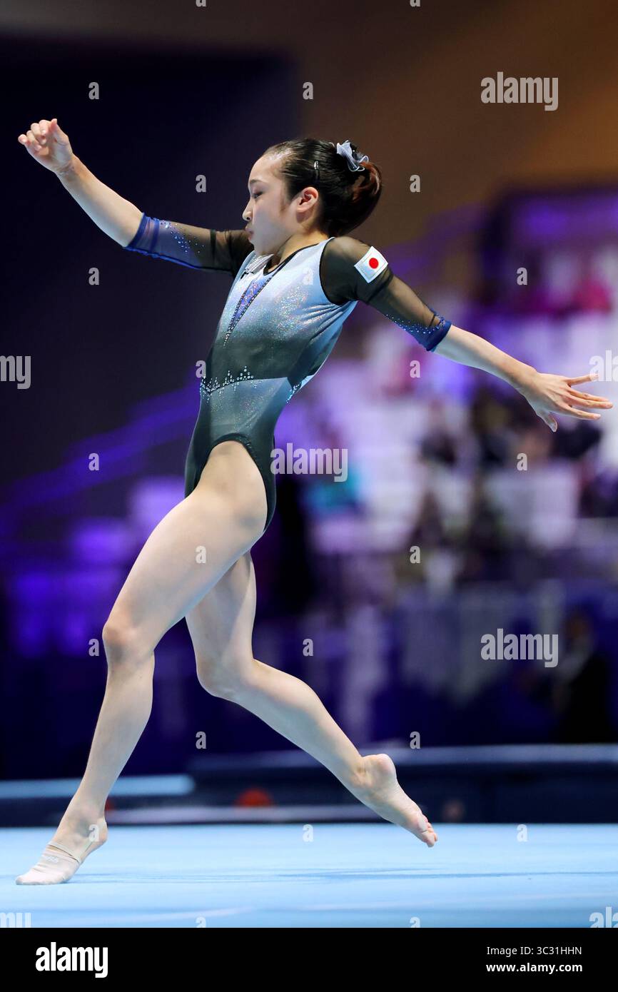 Mana Okamura (JPN), JULY 24, 2025 - Artistic Gymnastics : Rhine-Ruhr ...