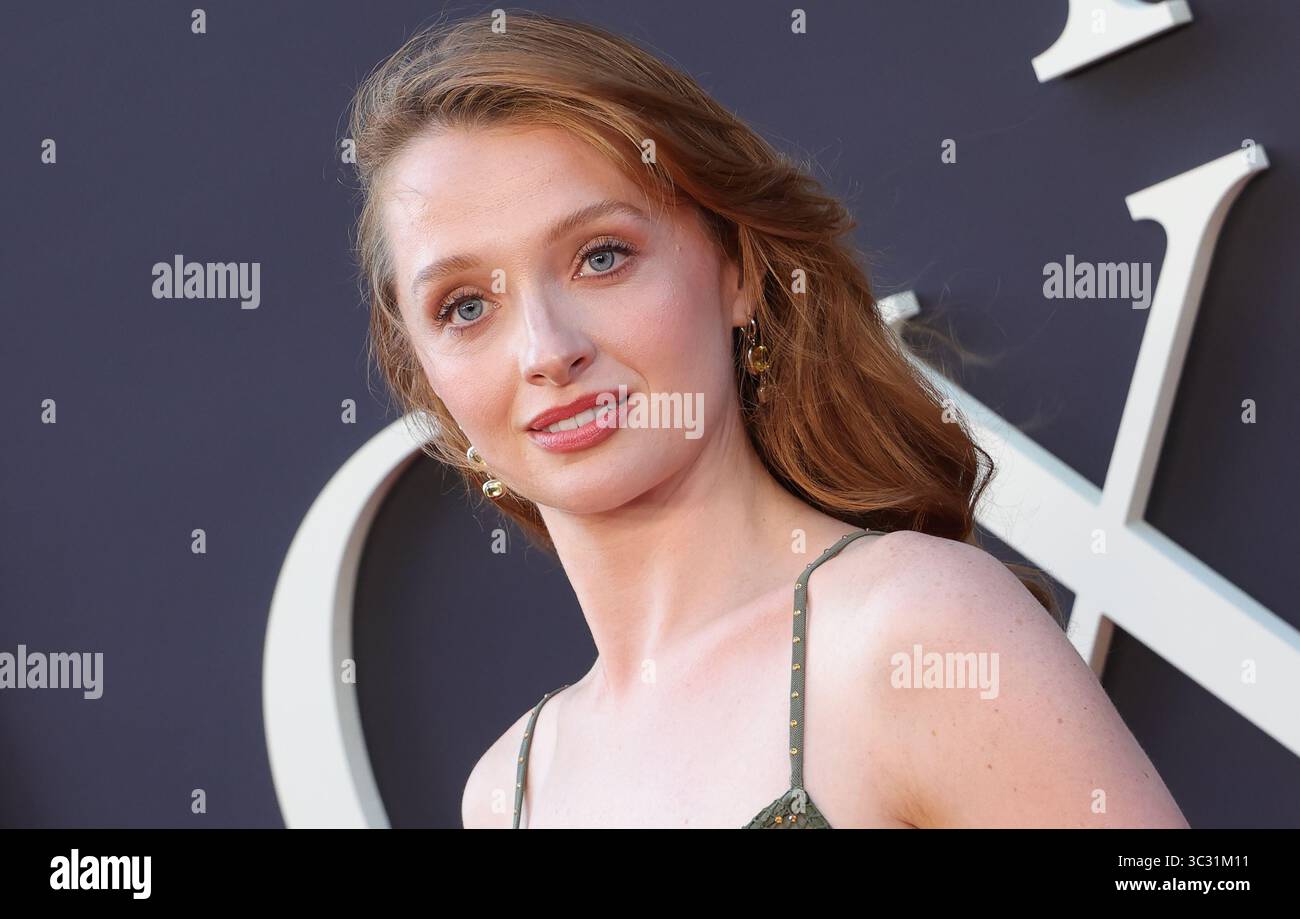 24 July 2025 . Los Angeles, California - Poppy Gilbert At Netflix's 'My ...