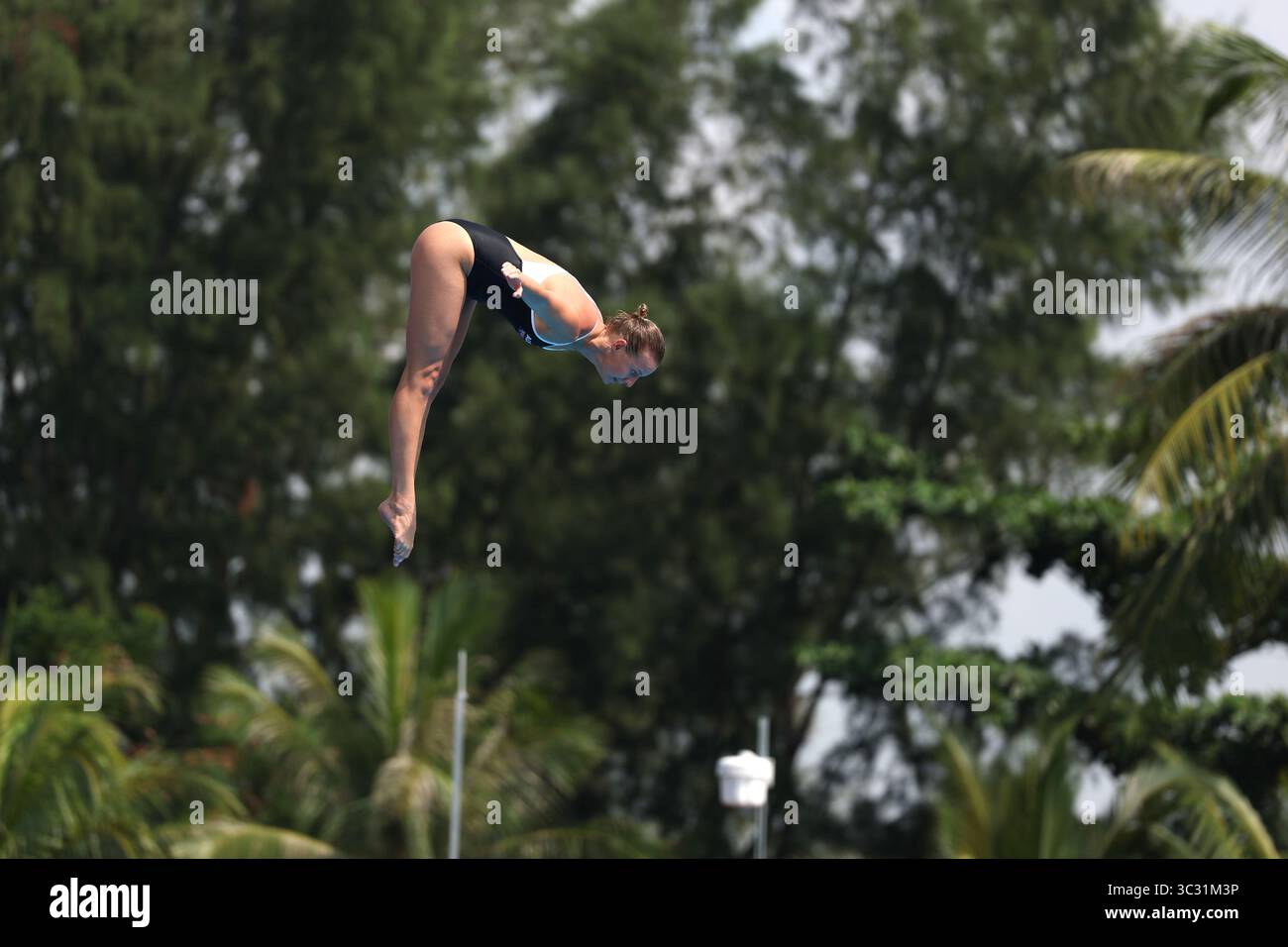 Singapore City, Singapore.24th July 2025. The women's 20m high diving ...