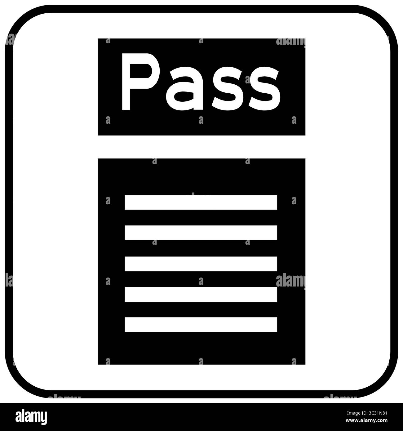 Passes Cut Out Stock Images & Pictures - Alamy