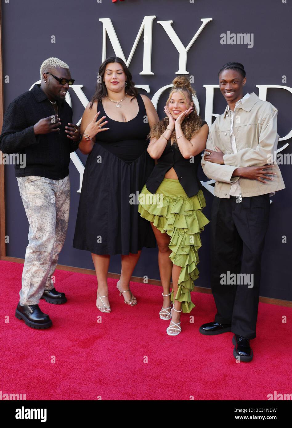 24 July 2025 . Los Angeles, California - Donzell Taggart, Katie Roeder ...