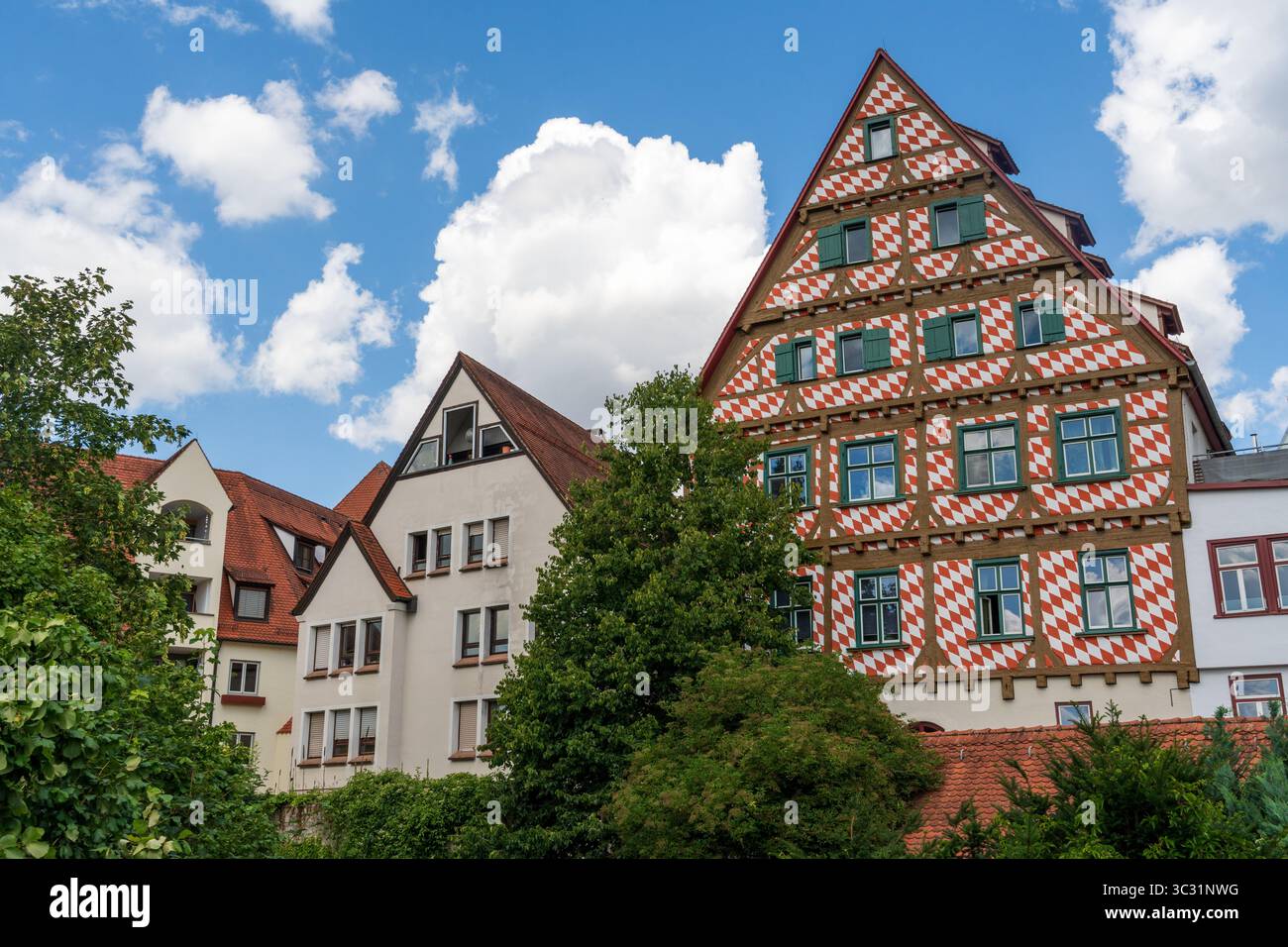 Exploring the Old Town (Altstadt) of Ulm, Germany, on a Sunny Summer ...