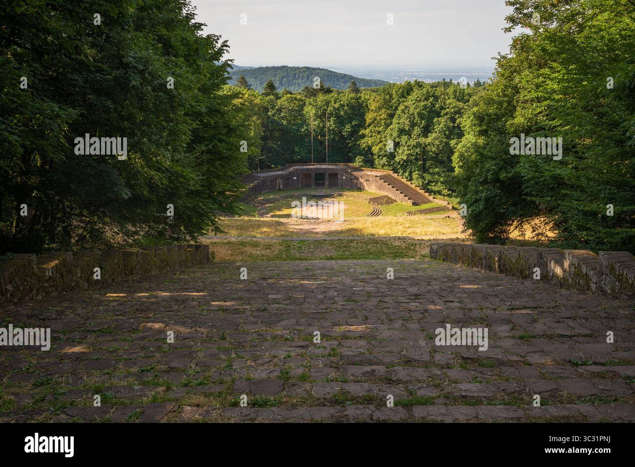 The Nazi-Era Thingstätte Amphitheater in Heidelberg, Germany Stock ...