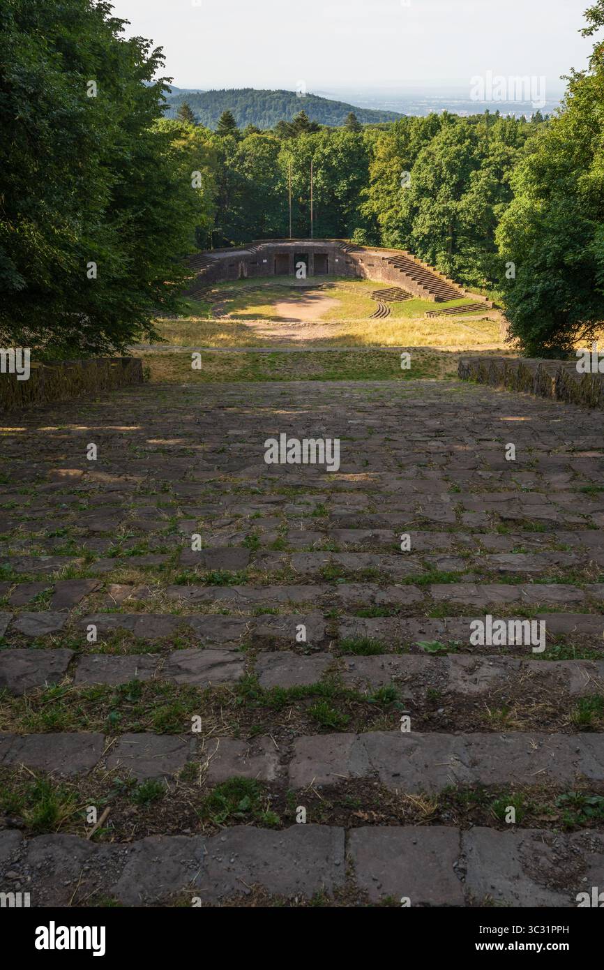 The Nazi-Era Thingstätte Amphitheater in Heidelberg, Germany Stock ...