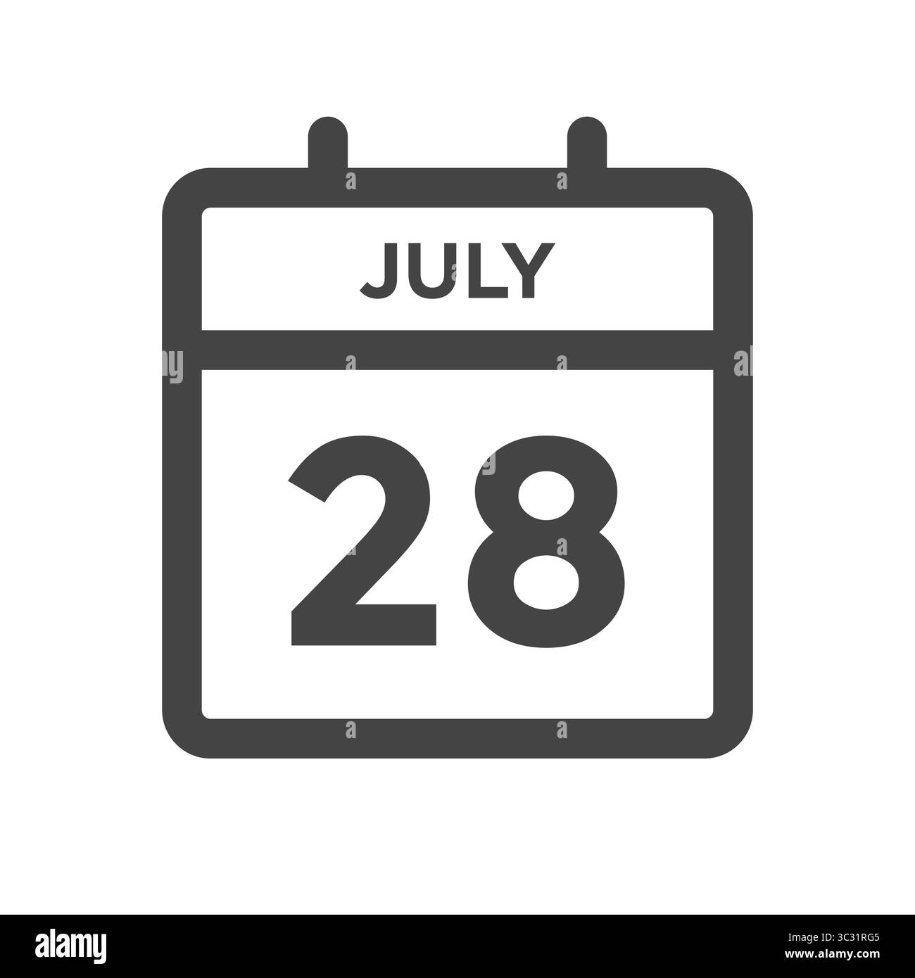 28 july 2023 Stock Vector Images - Alamy