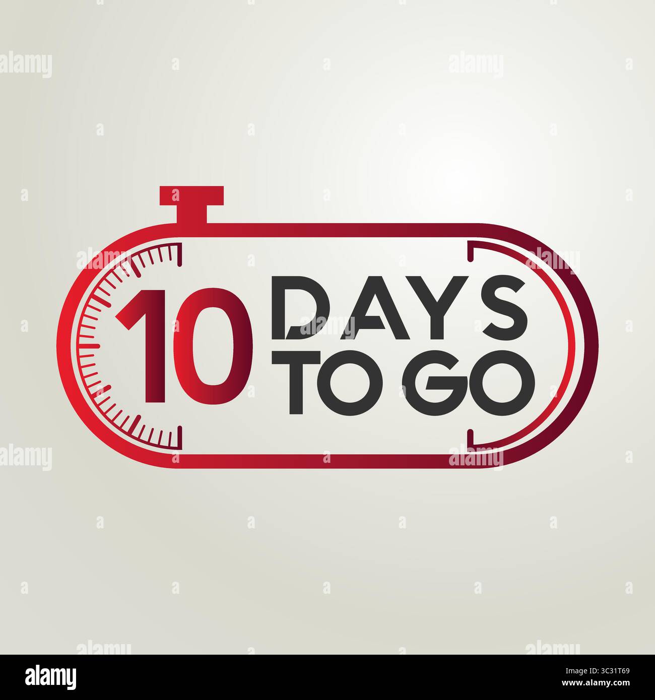 Three days go timer Stock Vector Images - Alamy