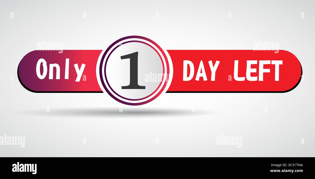 Day left icon in Stock Vector Images - Alamy