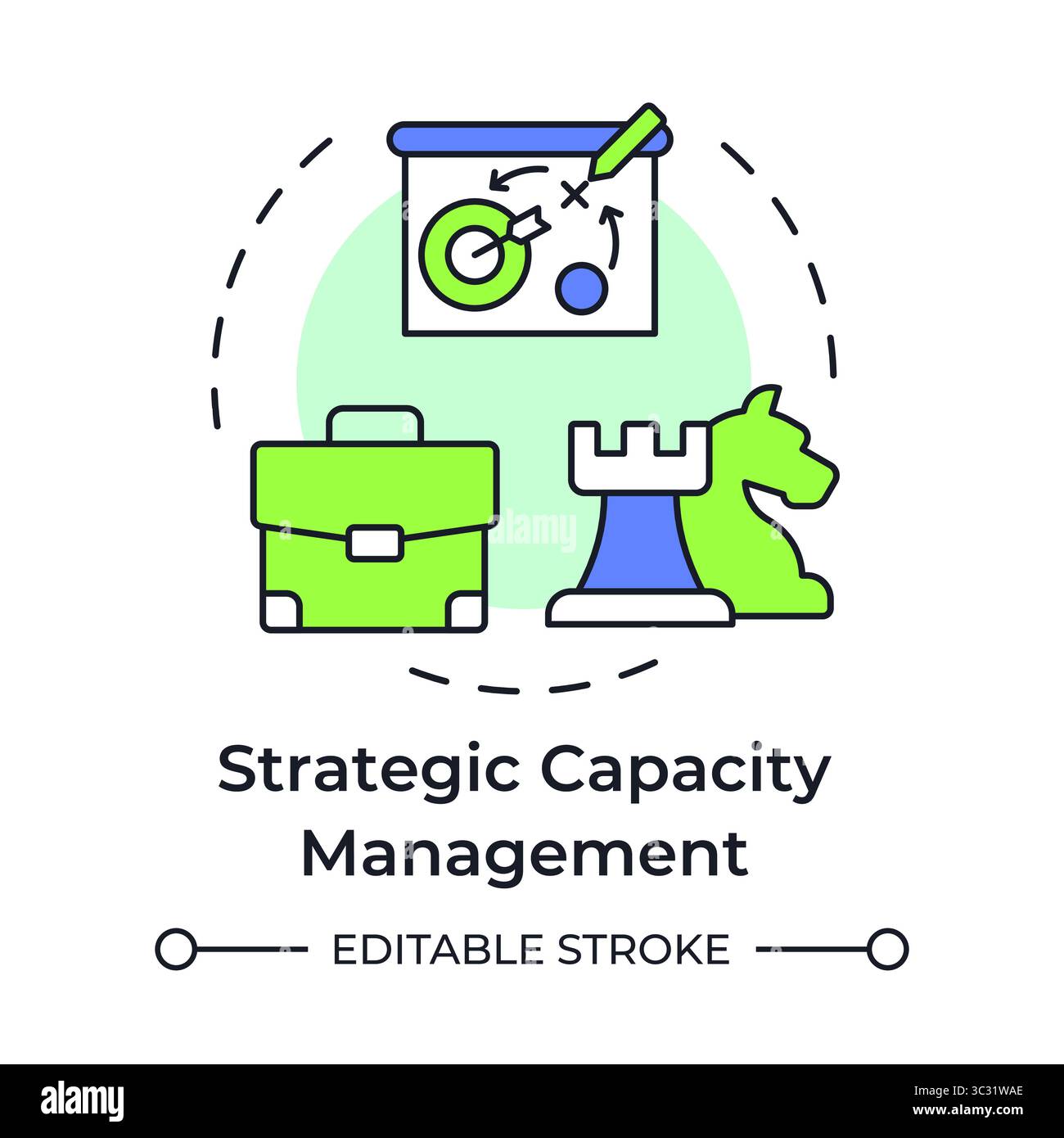 Creative strategic management market Cut Out Stock Images & Pictures ...