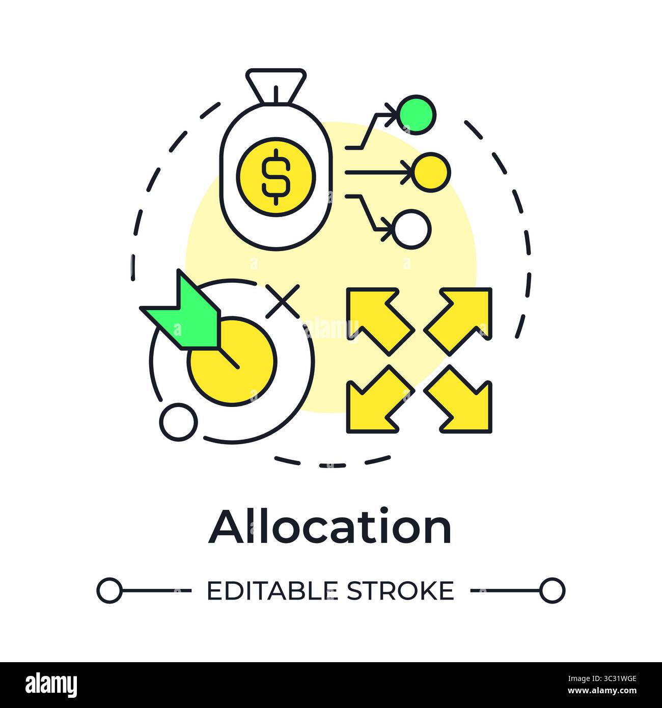 Assignment allocation Cut Out Stock Images & Pictures - Alamy