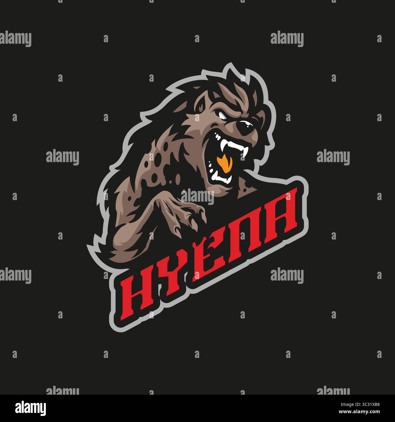 Hyena design hi-res stock photography and images - Alamy