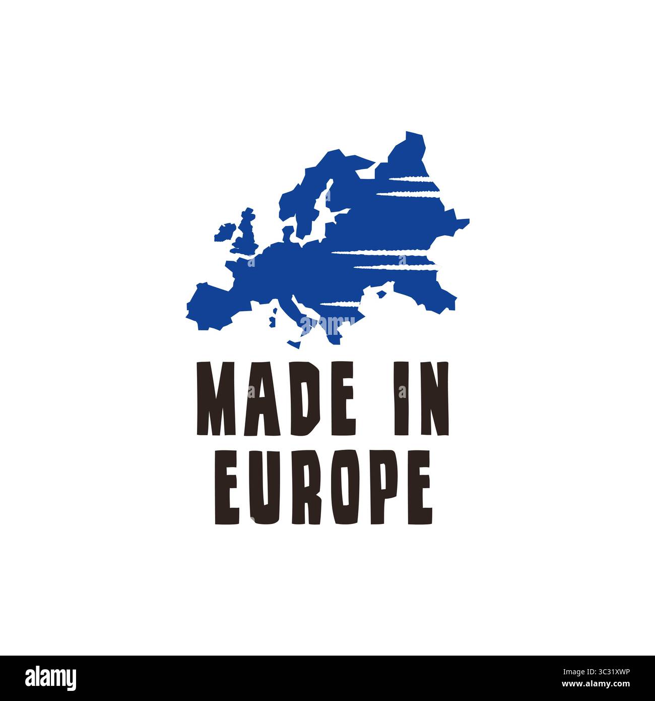 Commercial map of europe Stock Vector Images - Alamy