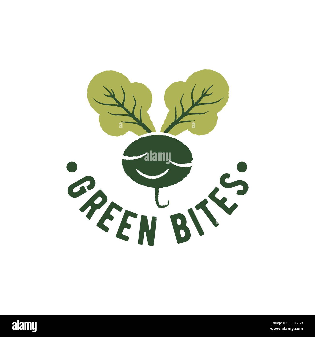 Green Bites Logo Stock Vector Image & Art - Alamy