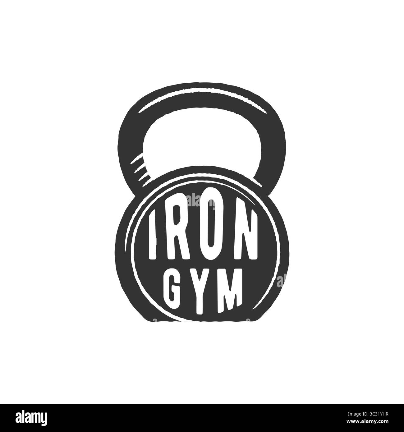 Iron Gym Logo Stock Vector Image & Art - Alamy