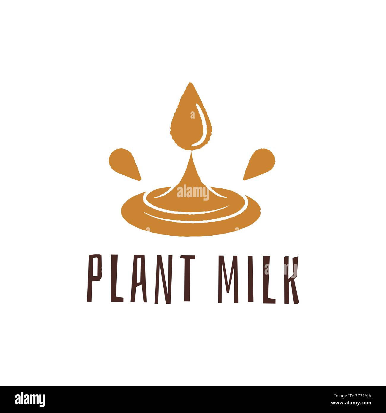 Organic drop logo hi-res stock photography and images - Alamy