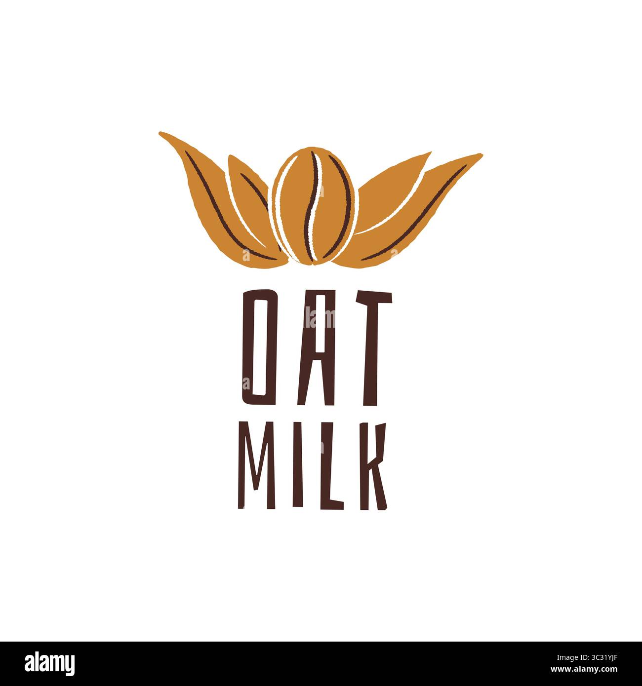 Oat milk healthy vegan Stock Vector Images - Alamy