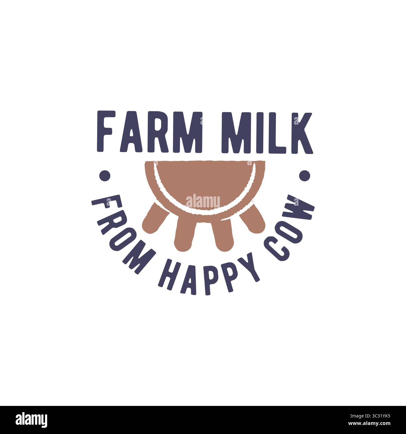 Dairy farm milk vintage Cut Out Stock Images & Pictures - Alamy