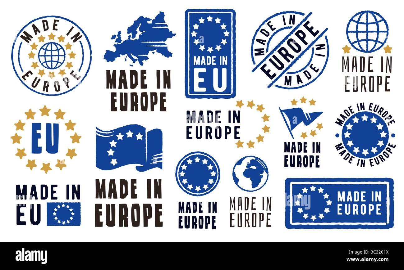 Round made in europe hi-res stock photography and images - Alamy