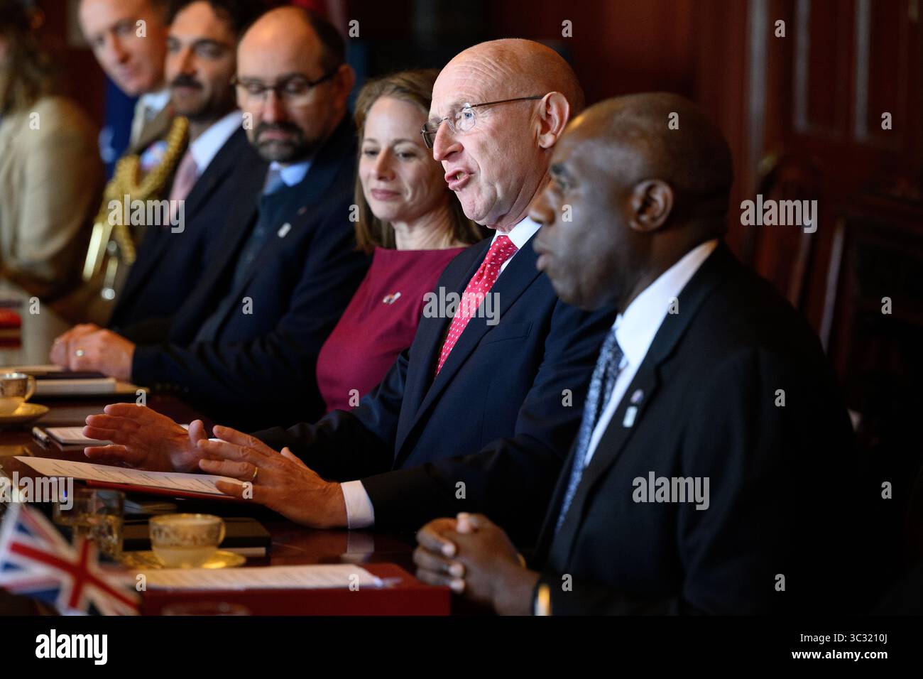 Defence Secretary John Healey and Foreign Secretary David Lammy (right ...