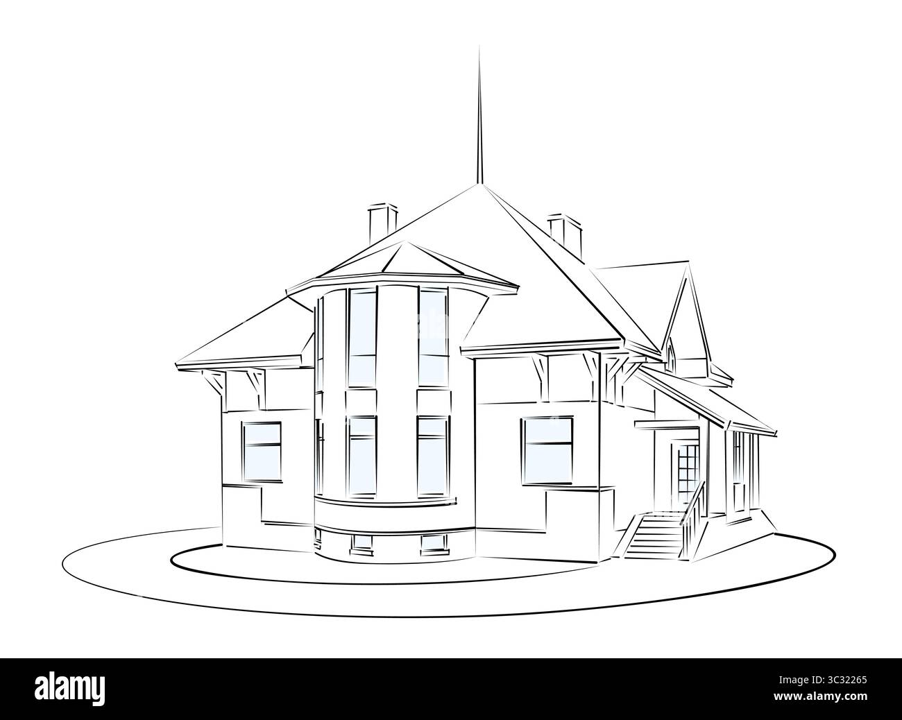 Country windows Cut Out Stock Images & Pictures - Alamy