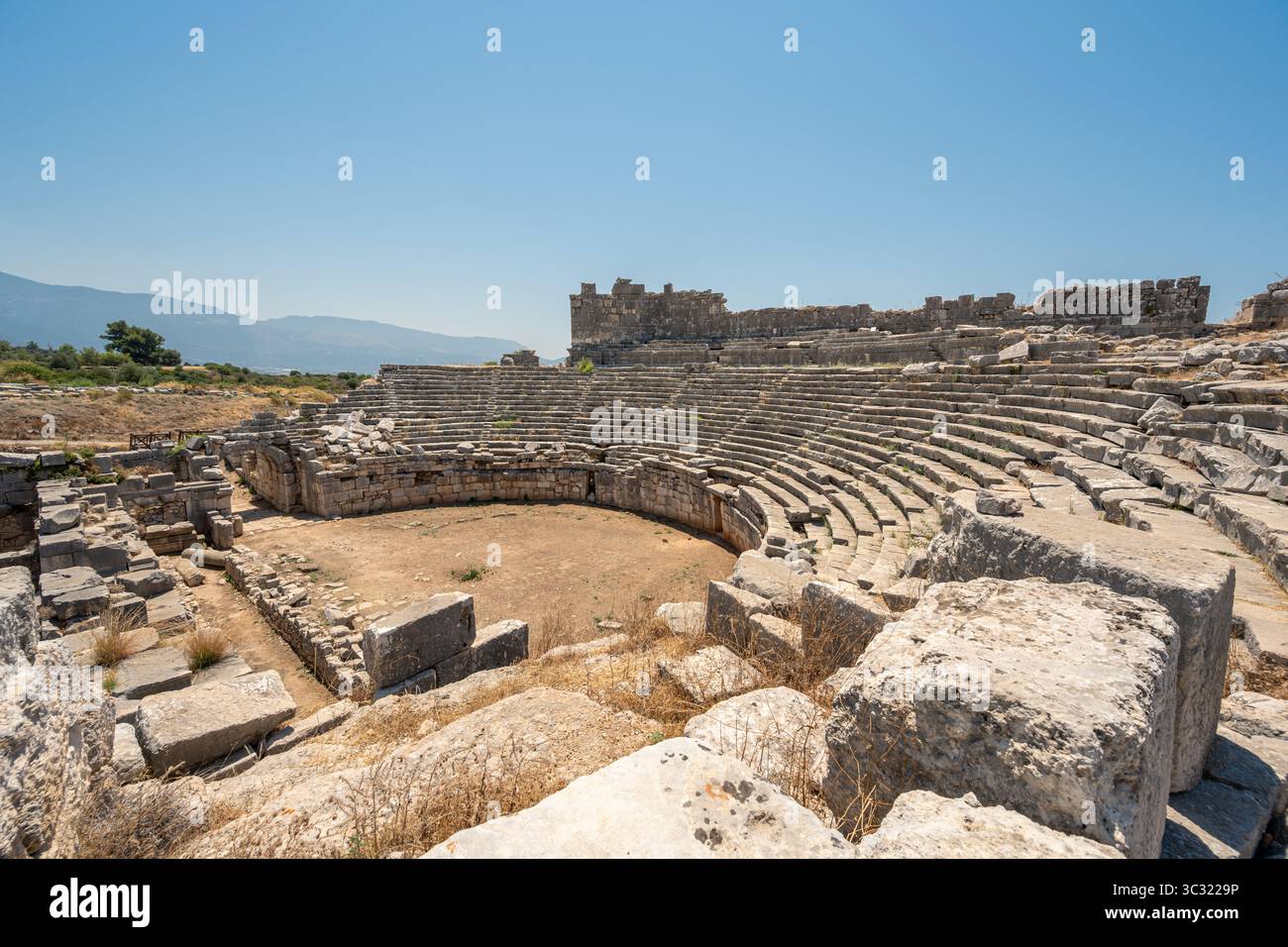 The ancient city of Xanthos, located in the Kas district of Antalya ...