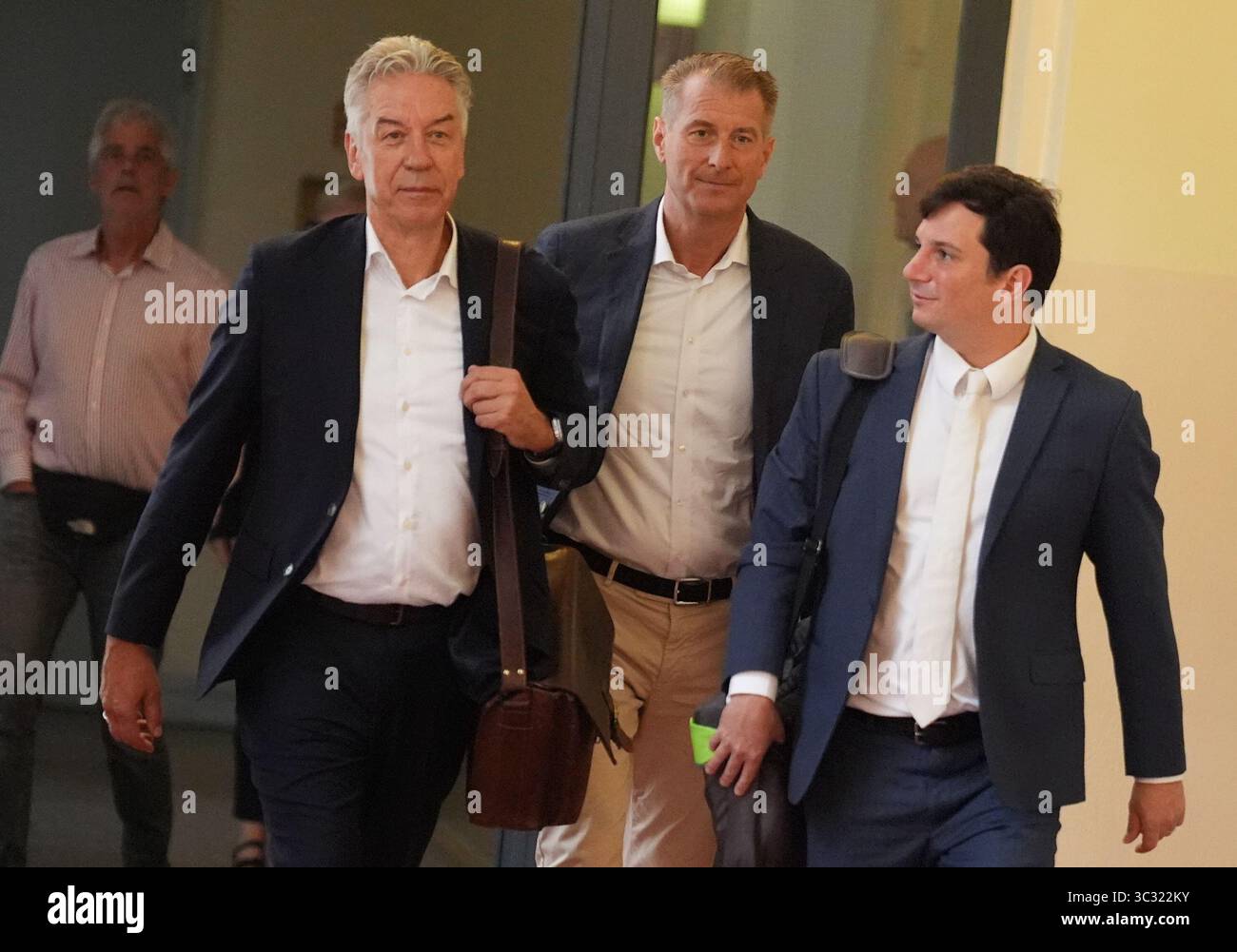 25 July 2025, Hamburg: Joint plaintiff Stephan Hensel (M), ex-husband ...