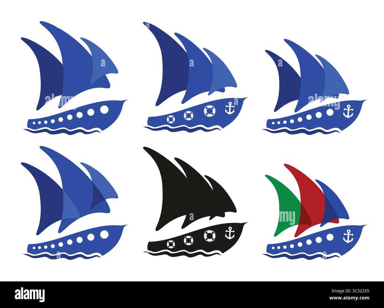 Logos ships in sea hi-res stock photography and images - Alamy