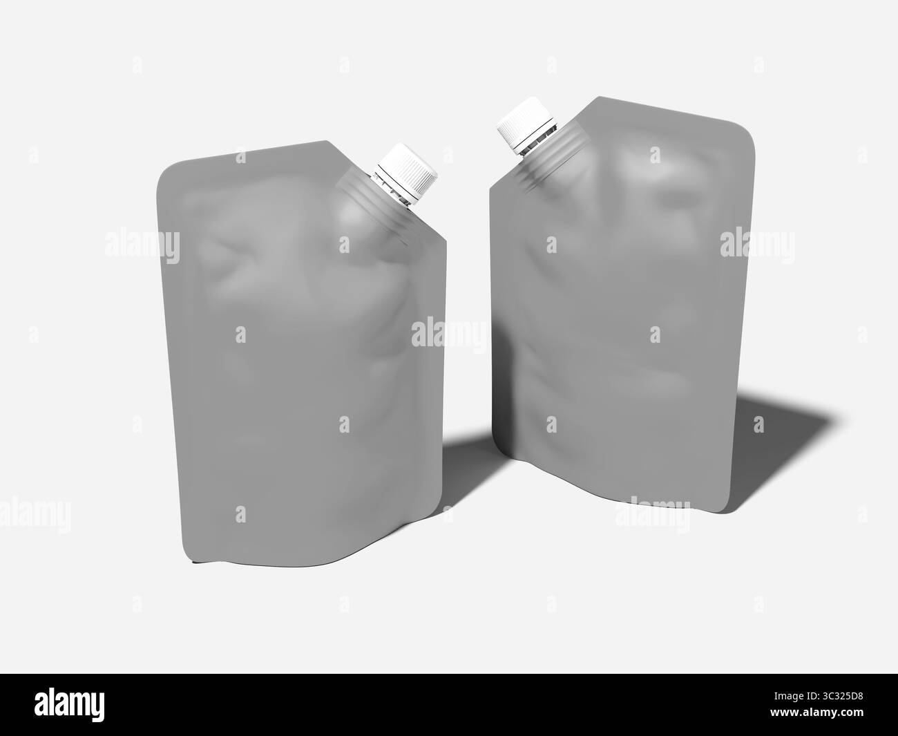 Spouted Pouch Packaging Mockup Stock Photo - Alamy