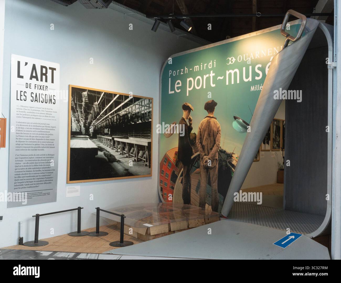 The permanent exhibition recounting the history of the tin can lies ...