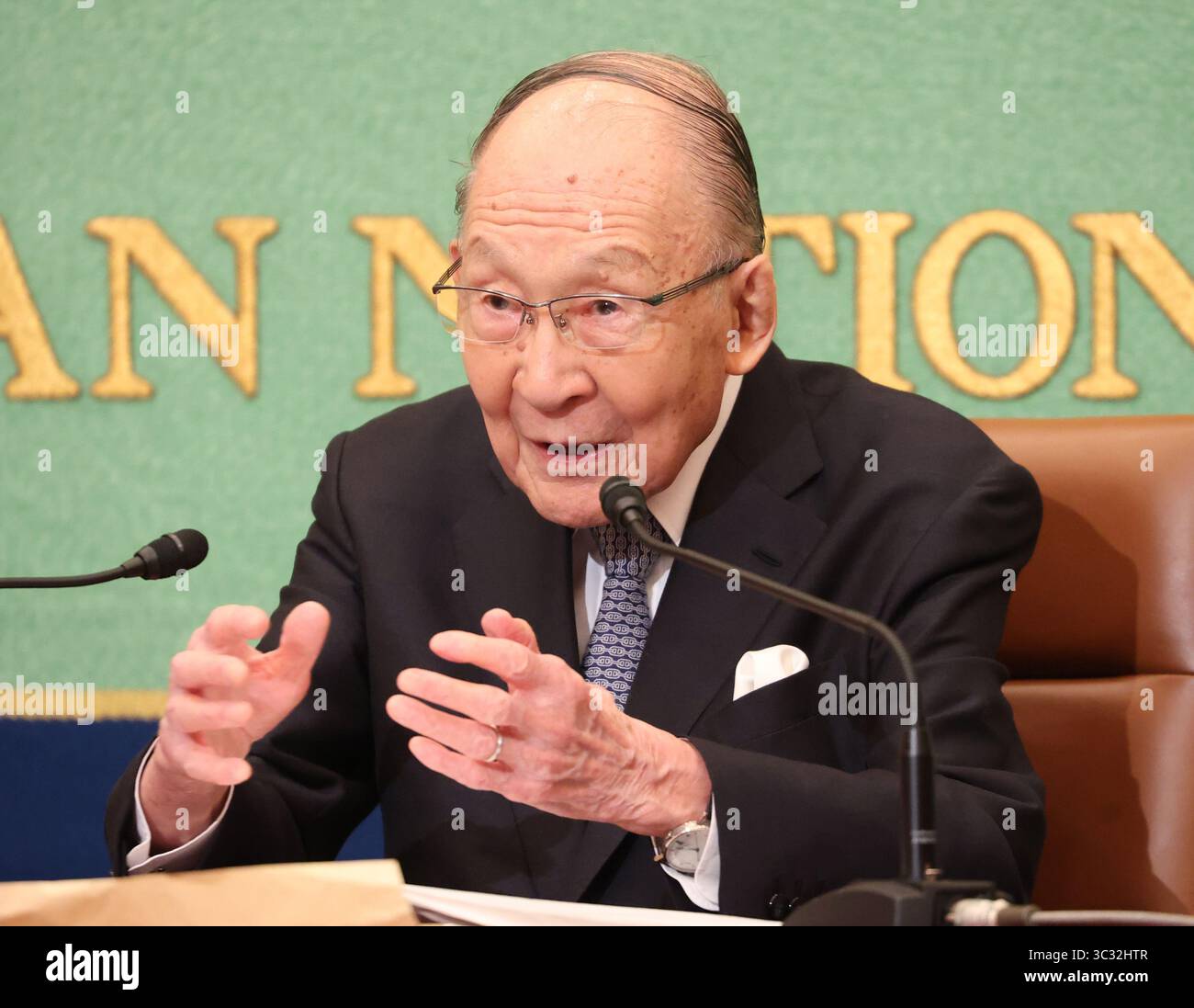 July 25, 2025, Tokyo, Japan - Yuzaburo Mogi, 90, the world's largest ...