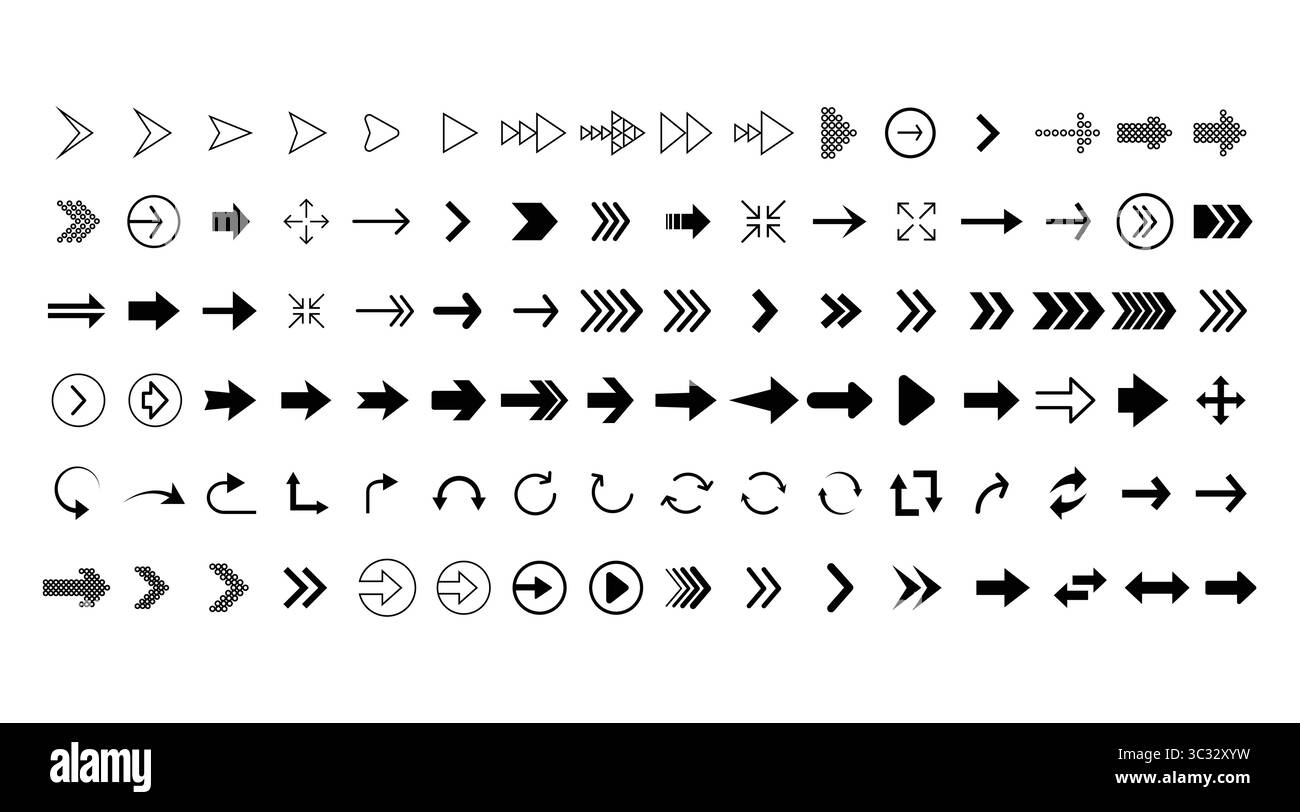 Navigation and directional icons hi-res stock photography and images ...