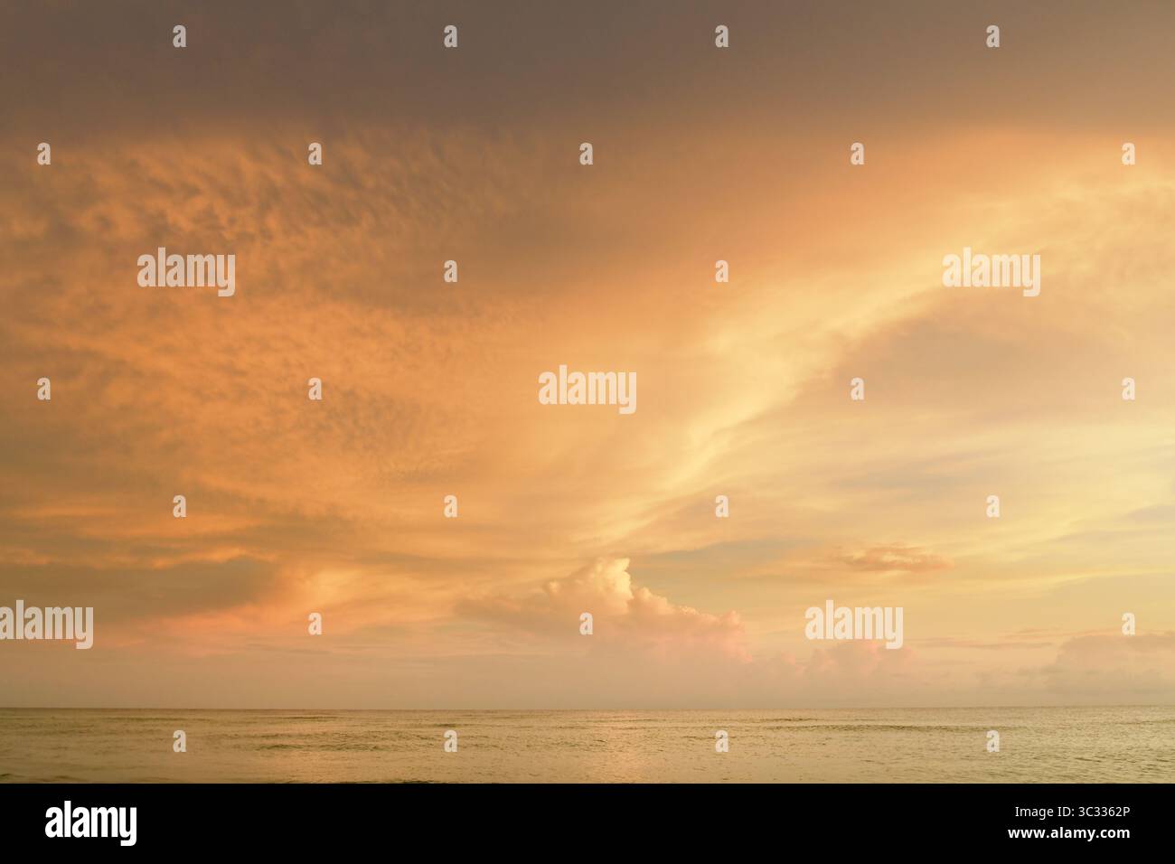 Beautiful golden sunset over Gulf of Mexico Anna Maria Island Stock ...