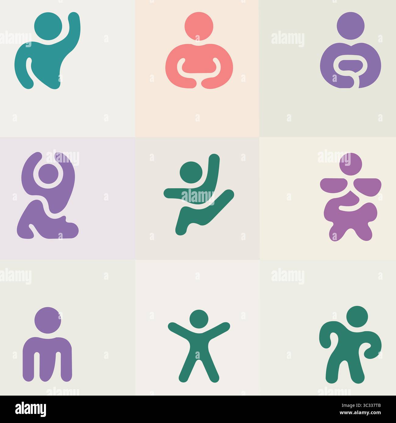 Wellness exercise health lifestyle Stock Vector Images - Alamy