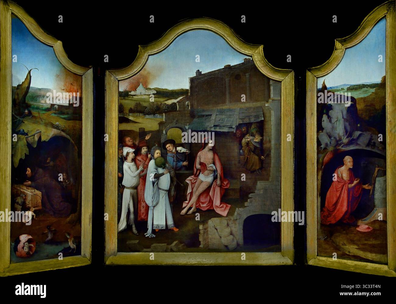Triptych of Job by a follower of Hieronymus Bosch 16th Century by ...