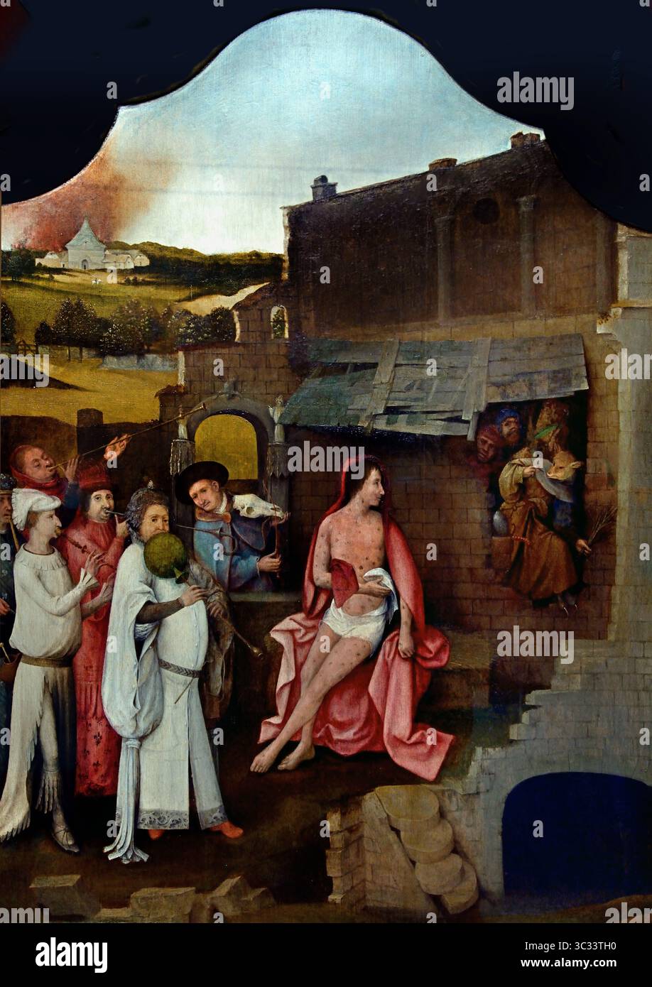 Triptych of Job by a follower of Hieronymus Bosch 16th Century by ...