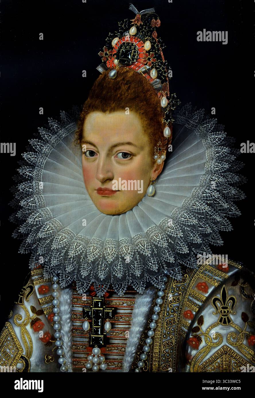 Portrait of the Archduchess Isabella copy Frans Pourbus II 1601-1620 ...