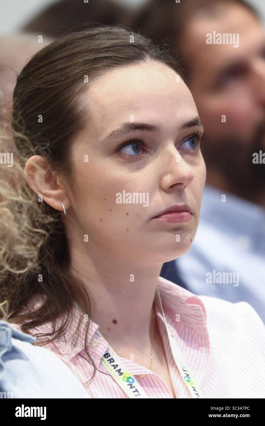 Minister of Middle Classes Eleonore Simonet pictured during the 89th ...