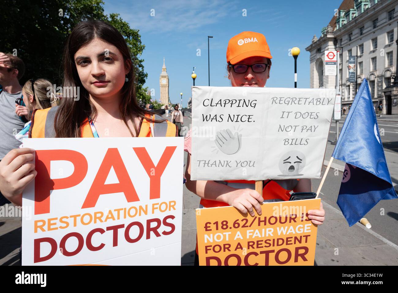 Bma resident doctors hi-res stock photography and images - Alamy